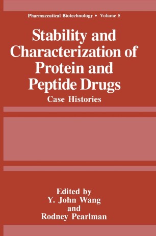 Stability and Characterization of Protein and Peptide Drugs | SpringerLink