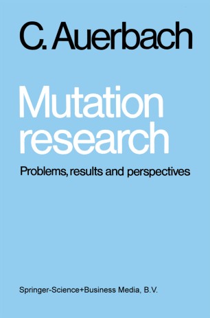 Mutation research | SpringerLink