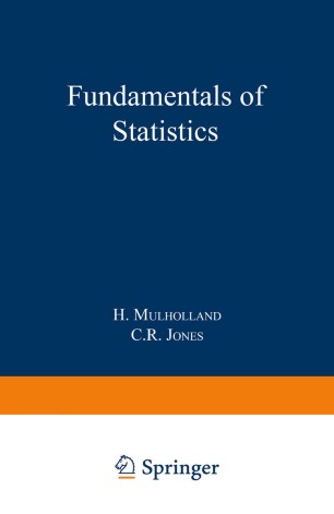 Fundamentals of Statistics | SpringerLink