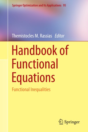 Handbook of Functional Equations | SpringerLink
