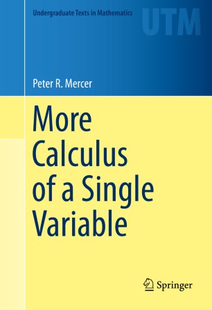 More Calculus of a Single Variable | SpringerLink