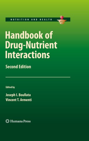 Handbook of Drug-Nutrient Interactions | SpringerLink