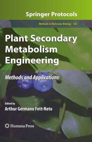 Plant Secondary Metabolism Engineering | SpringerLink