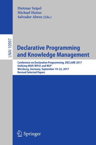 Declarative Programming and Knowledge Management | SpringerLink