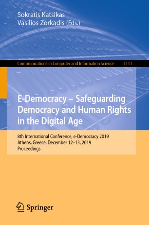E-Democracy – Safeguarding Democracy and Human Rights in the Digital ...