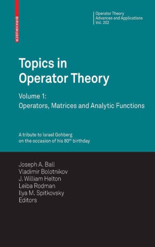 Topics in Operator Theory | SpringerLink