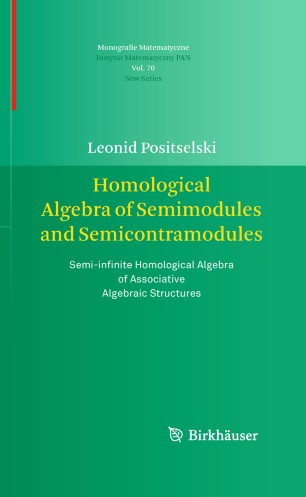 Homological Algebra of Semimodules and Semicontramodules | SpringerLink