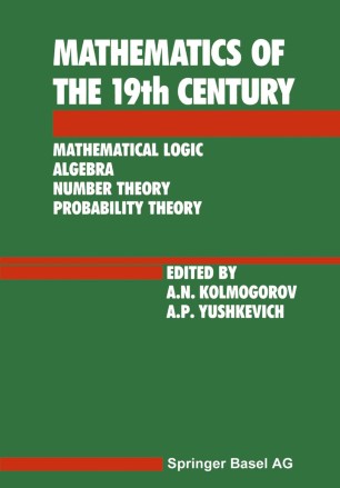 Mathematics of the 19th Century | SpringerLink