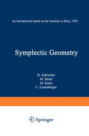Symplectic Geometry | SpringerLink
