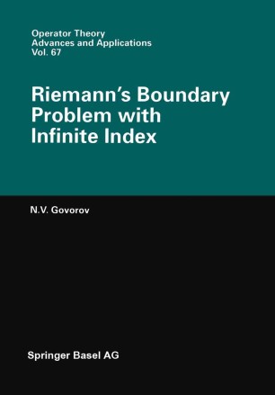 Riemann’s Boundary Problem with Infinite Index | SpringerLink