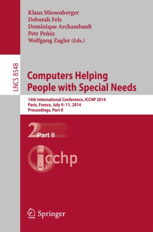 Computers Helping People with Special Needs | SpringerLink