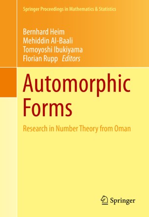 Automorphic Forms | SpringerLink