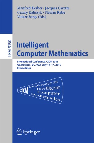 Intelligent Computer Mathematics | SpringerLink
