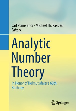 Analytic Number Theory | SpringerLink