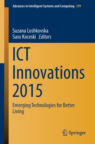 ICT Innovations 2015 | SpringerLink