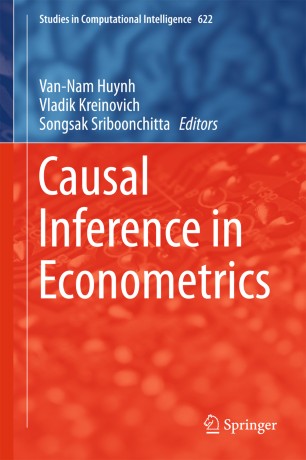 Causal Inference in Econometrics | SpringerLink