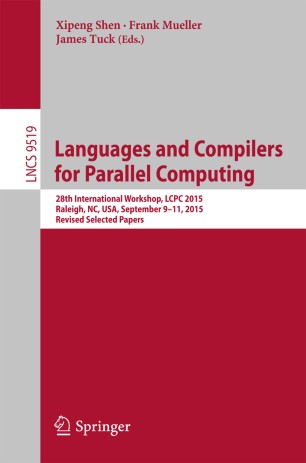 Languages And Compilers For Parallel Computing Springerlink