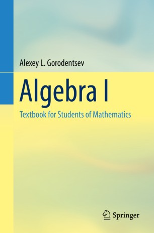 Algebra I | SpringerLink