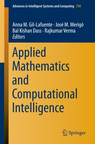 Applied Mathematics and Computational Intelligence | SpringerLink
