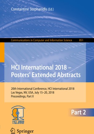 HCI International 2018 – Posters' Extended Abstracts | SpringerLink