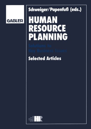 Human Resource Planning | SpringerLink