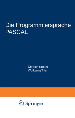 Die Programmiersprache PASCAL | SpringerLink