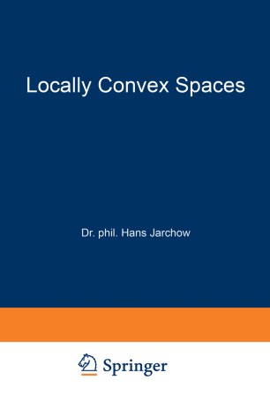 Locally Convex Spaces | SpringerLink