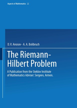 The Riemann-Hilbert Problem | SpringerLink