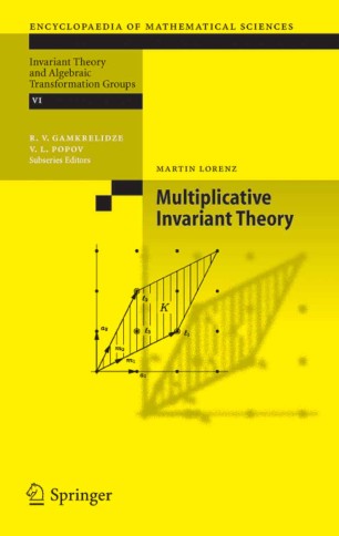 Multiplicative Invariant Theory | SpringerLink