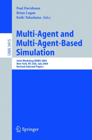 Multi-Agent and Multi-Agent-Based Simulation | SpringerLink