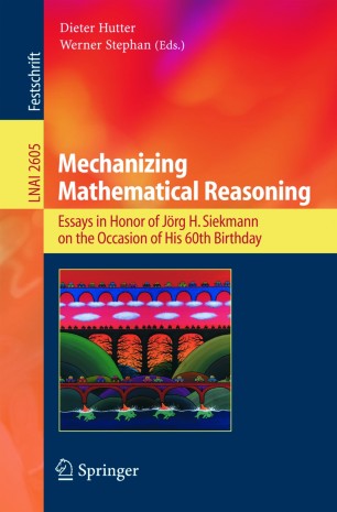 Mechanizing Mathematical Reasoning | SpringerLink