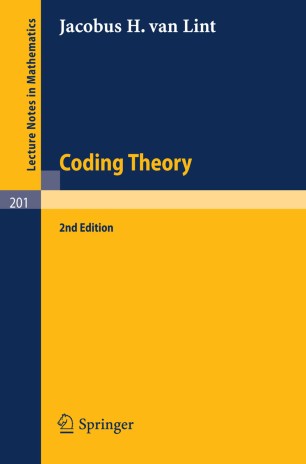Coding Theory | SpringerLink