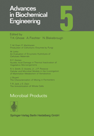 Advances in Biochemical Engineering, Volume 5 | SpringerLink