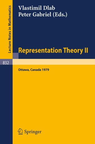 Representation Theory II | SpringerLink