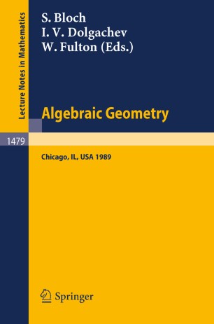 Algebraic Geometry | SpringerLink