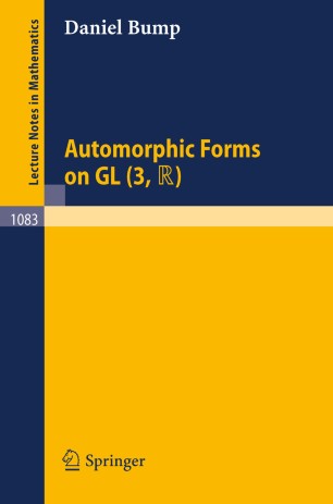 Automorphic Forms on GL (3,ℝ) | SpringerLink
