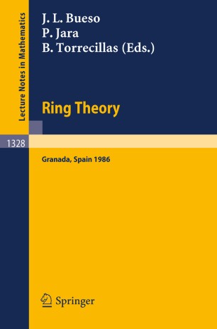 Ring Theory | SpringerLink