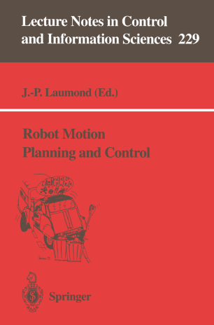 Robot Motion Planning and Control | SpringerLink