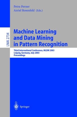 Machine Learning and Data Mining in Pattern Recognition | SpringerLink