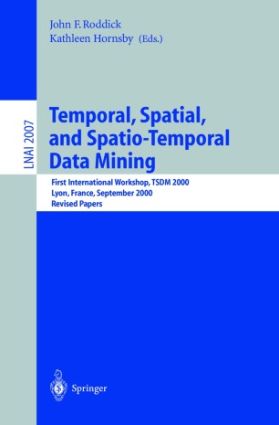 Temporal, Spatial, and Spatio-Temporal Data Mining | SpringerLink