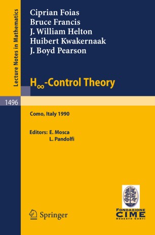 H∞-Control Theory | SpringerLink