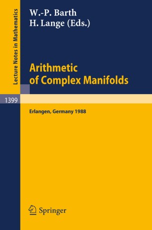 Arithmetic of Complex Manifolds | SpringerLink