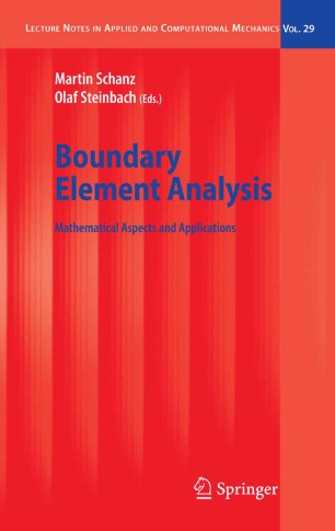 Boundary Element Analysis | SpringerLink