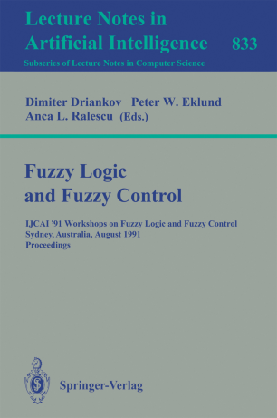 Fuzzy Logic and Fuzzy Control | SpringerLink