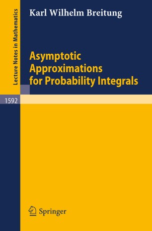 Asymptotic Approximations for Probability Integrals | SpringerLink