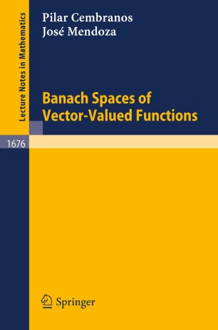 Banach Spaces of Vector-Valued Functions | SpringerLink