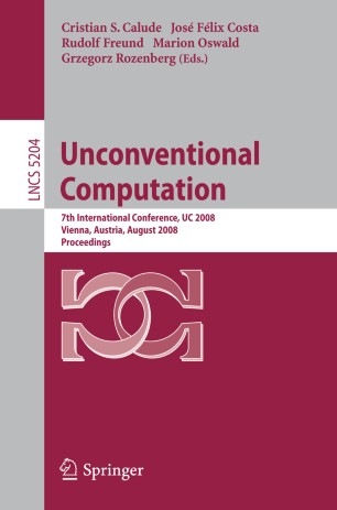 Unconventional Computing | SpringerLink