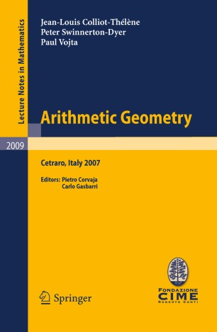 Arithmetic Geometry | SpringerLink
