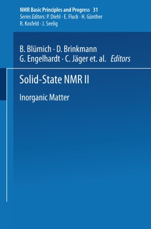Solid-State NMR II | SpringerLink