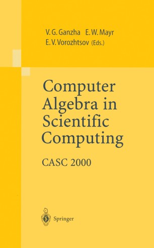 Computer Algebra in Scientific Computing | SpringerLink
